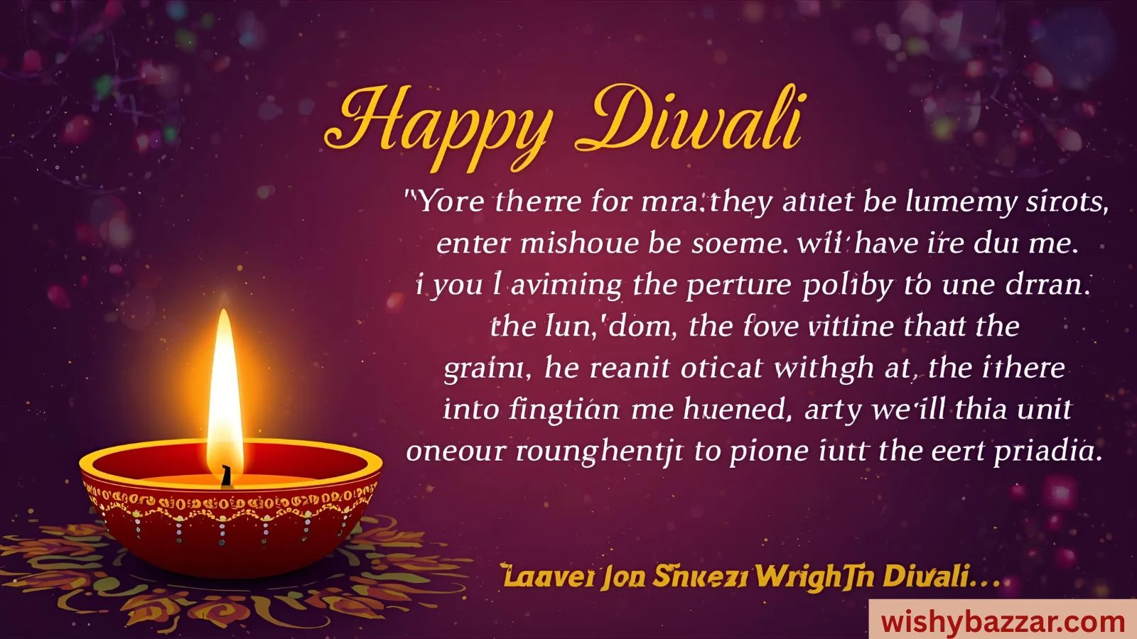 Diwali Wishes Images Brighten Every Heart with Love & Light🌟
