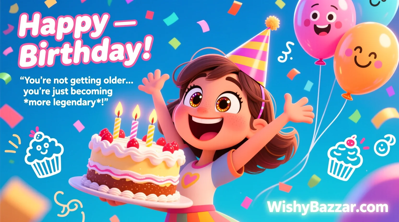 Best Funny Birthday Wishes for Girl to Keep Her Laughing